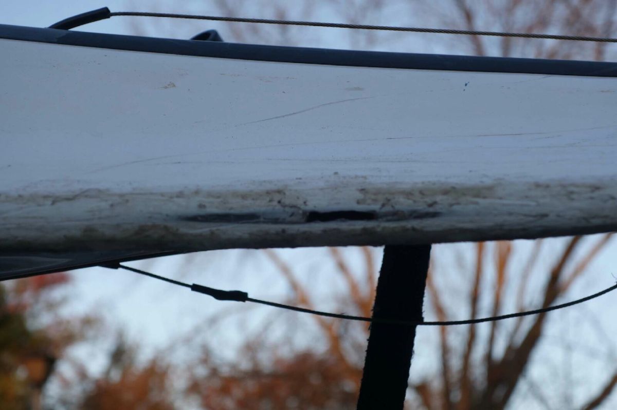 A fix for thermoformed kayak hull that’s holed. | Hudson River Paddler