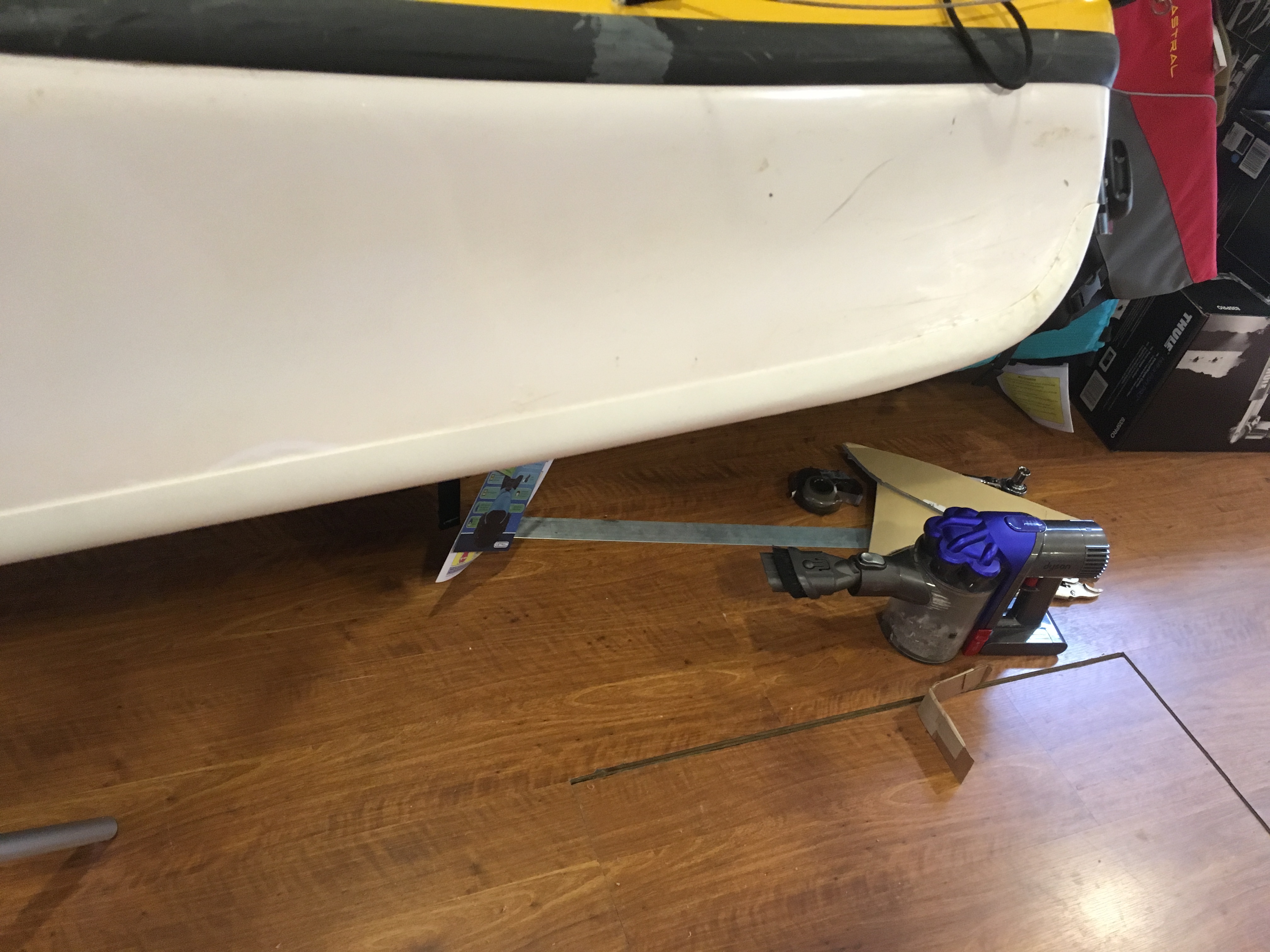 A fix for thermoformed kayak hull that’s holed. | Hudson River Paddler